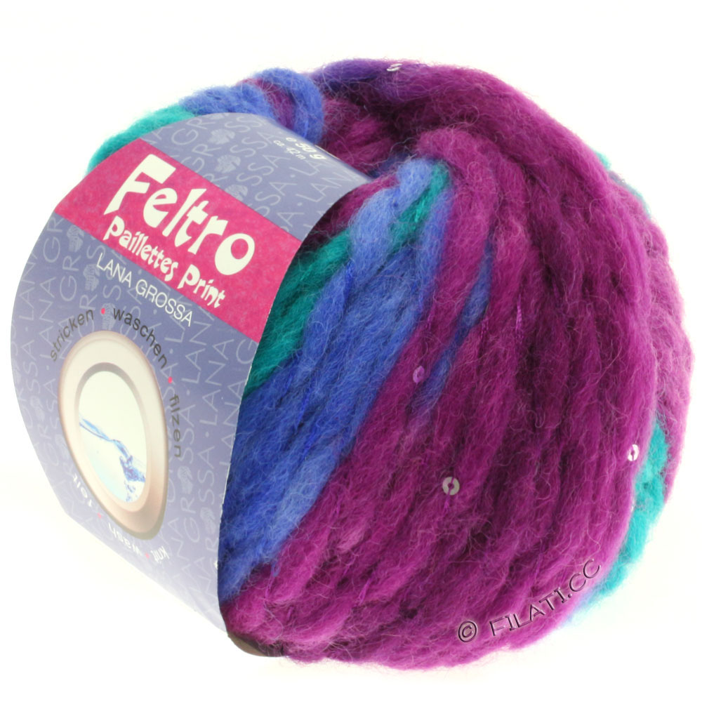 FELTRO Paillettes print von Lana Grossa - Lana Grossa FELTRO Paillettes ...