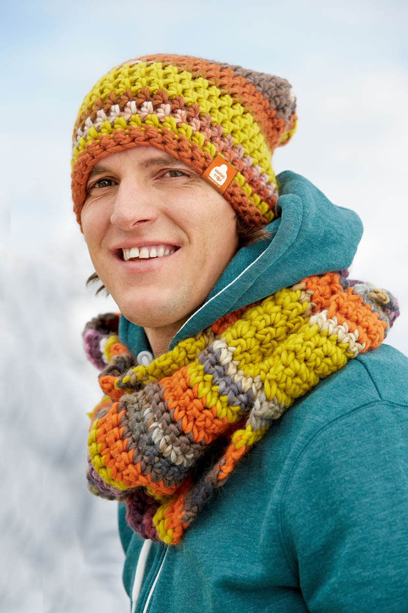 LOOP Lei uni/Lei Colormix | FILATI Mützen & Accessoires No. 4 - Modell 36 von Lana Grossa ...